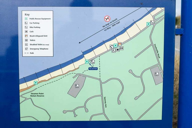 Friar's Cliff Beach / Steamer Point Visitor Info | Dorset Guide