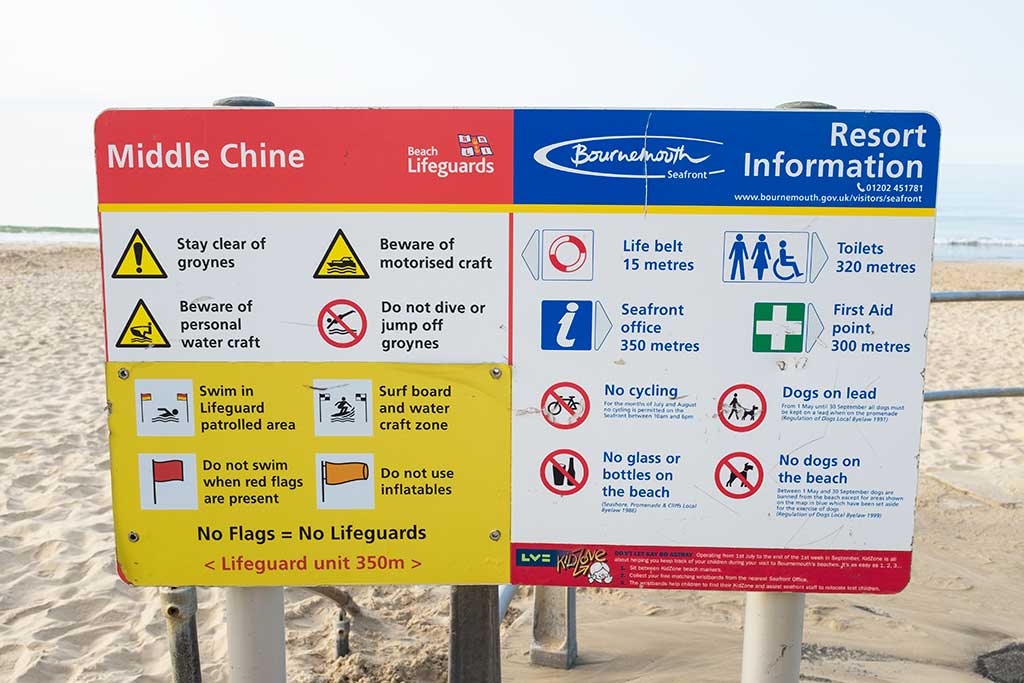 Middle Chine Beach Bournemouth - Visitor Info | Dorset Guide