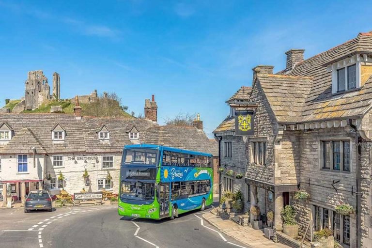 Purbeck Breezer 50 - Open Top Bus from Bournemouth to Swanage