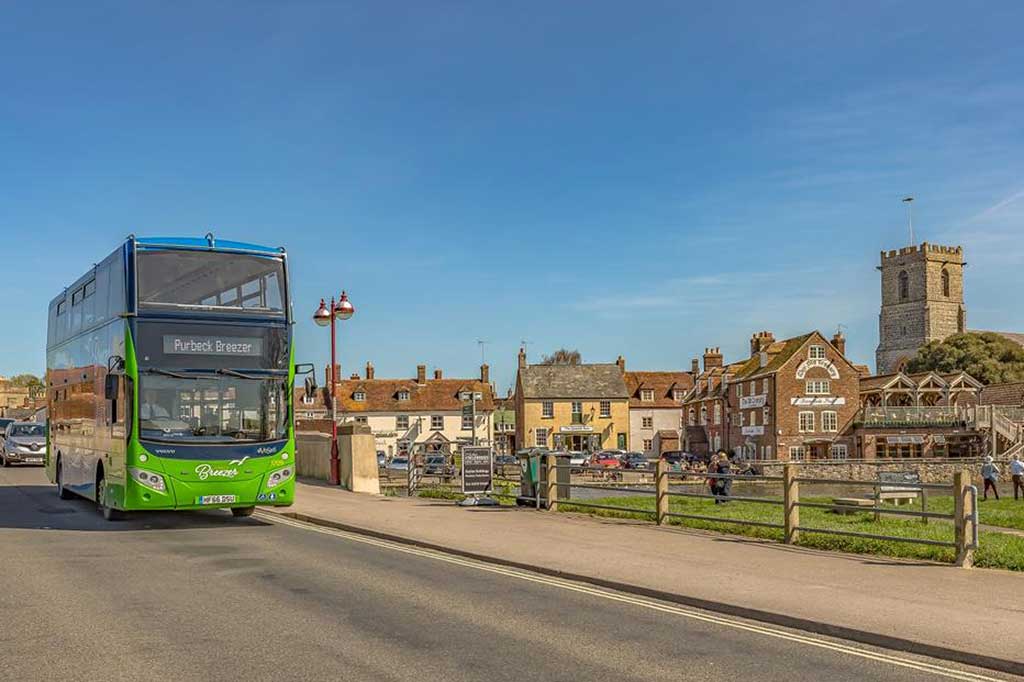 Purbeck Breezer 50 - Open Top Bus from Bournemouth to Swanage