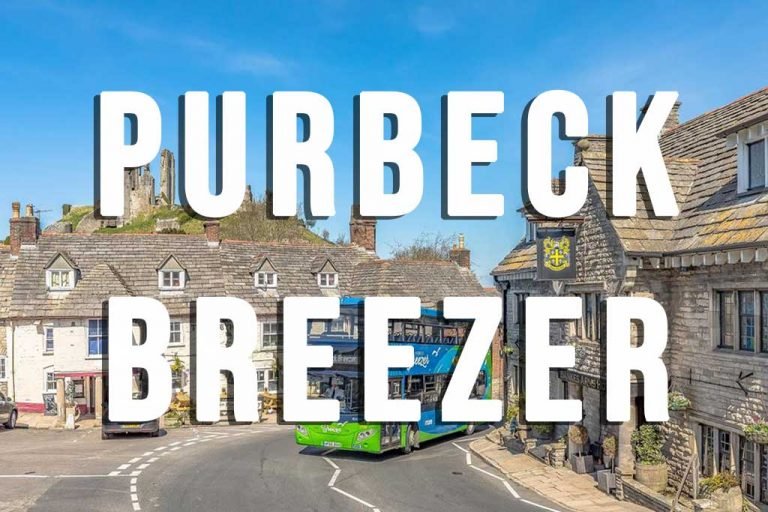 Purbeck Breezer 50 - Open Top Bus from Bournemouth to Swanage